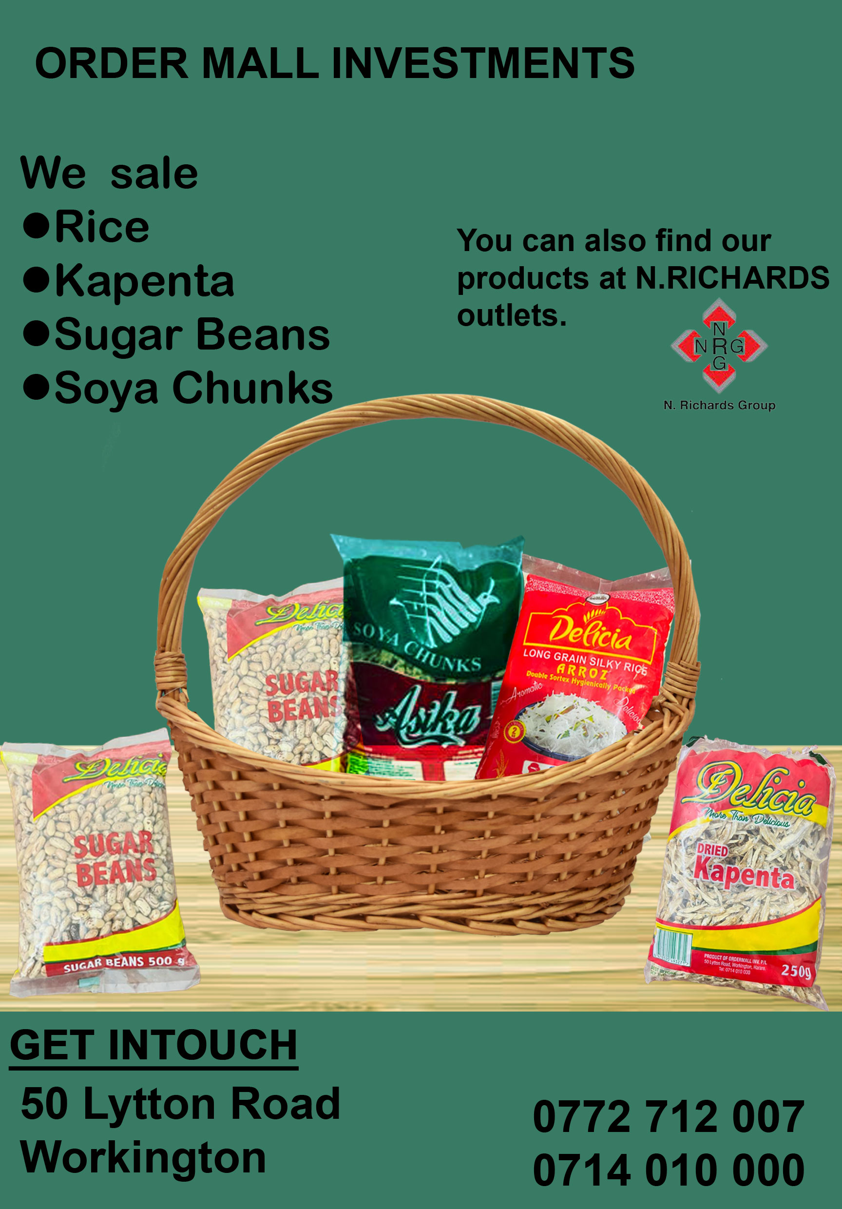 ORDERMALL INVESTMENTS – Industry in Zimbabwe
